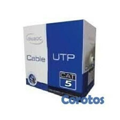Corotos | Caja Cable De Red Venlogic Cat 5 1000 Pies, CCA Color Gris ...