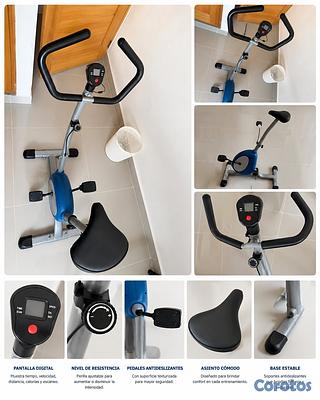Corotos | Bicicleta estática compacta con monitor digital y